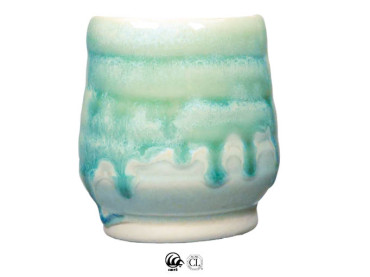 PC-40 True Celadon over PCF-19 Cirrus Flow | AMACO Brent